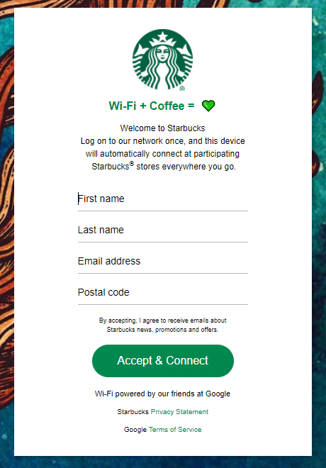 How To Connect To Starbucks Wifi